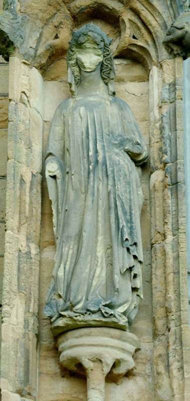 Stone female figure; 13th/14thC; LCA 0922 | eHive