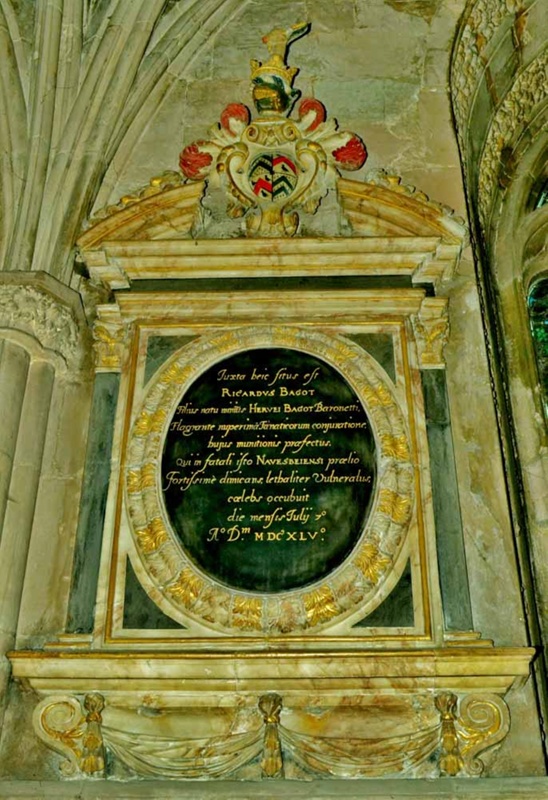 Monument to Col. Richard Bagot (1618-45); 1645; LCA 0449 | eHive