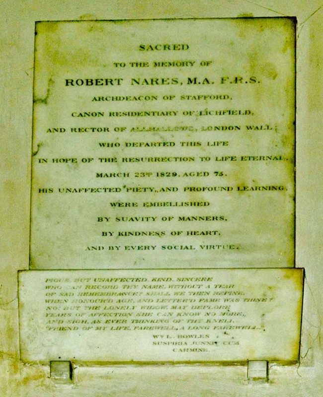 Robert Nares monument; c1829; LCA 0405 | eHive