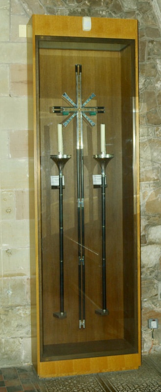 Processional Cross display case; Designed by Alan Irvine; 1992; LCA ...
