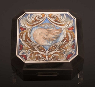 Enamelled wafer box; Jane Short (b.1954); 1991; LCA 0148 | eHive