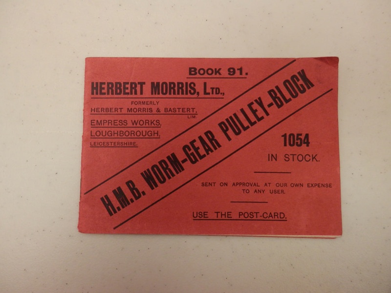 Herbert Morris Ltd catalogue; T20181009.1 | eHive