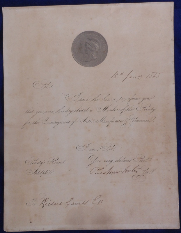 Richard Garrett letter; LESLS133 | eHive