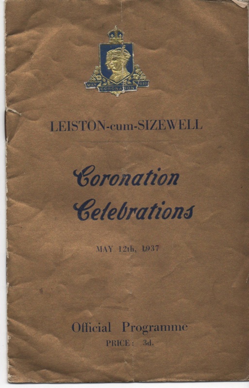 1937 Coronation programme; Leiston Abbey Press Ltd; 1937; LESLS1167.6 ...