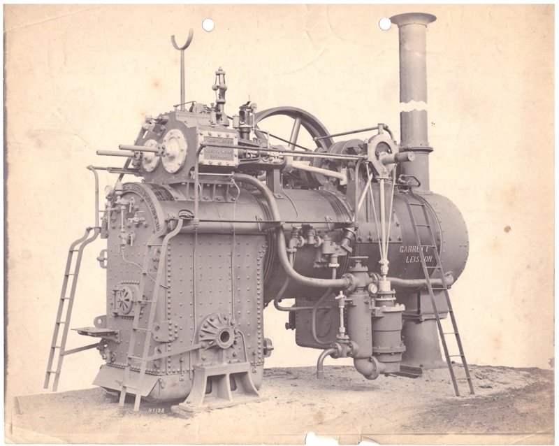 Photograph Garrett Steam Engine; Garrett works; LESLS2340.25 | eHive