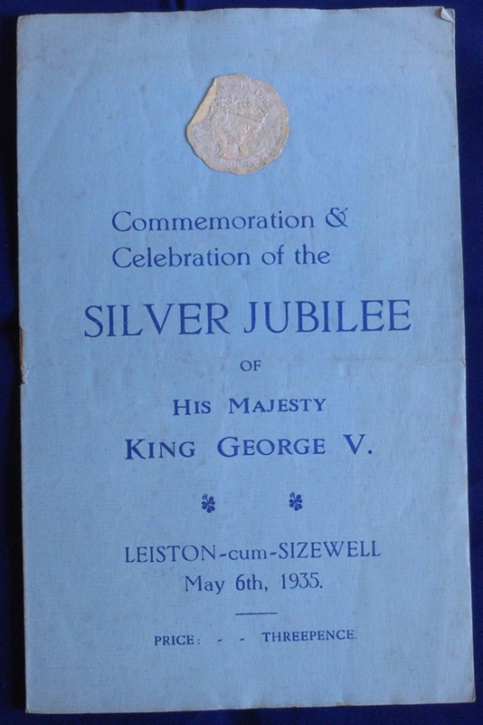 Silver Jubilee Programme Booklet; Leiston Abbey Press Ltd; 1935; T20200114.9 | eHive