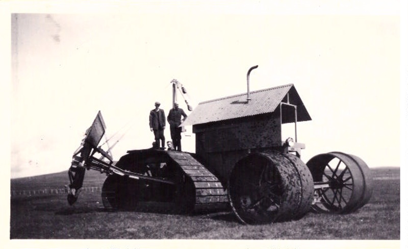 Photographs Garrett Peat Harvester; Richard Garrett Engineering Works ...