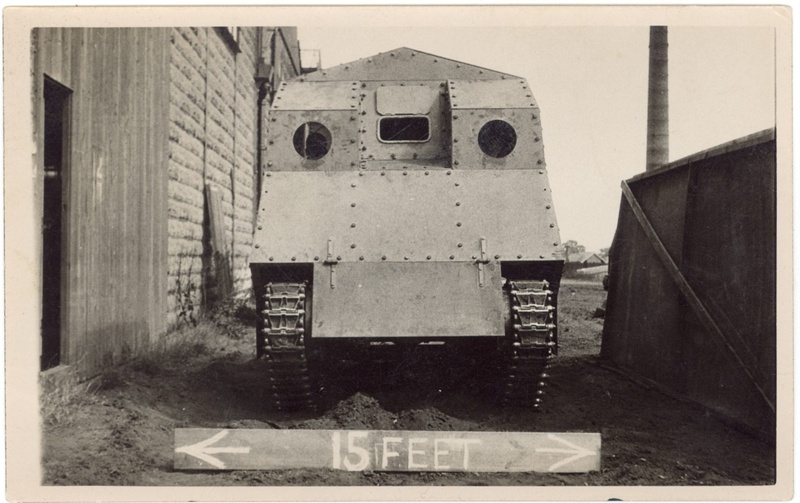 Photograph Garrett Armoured Tractor; Richard Garrett Engineering Works ...
