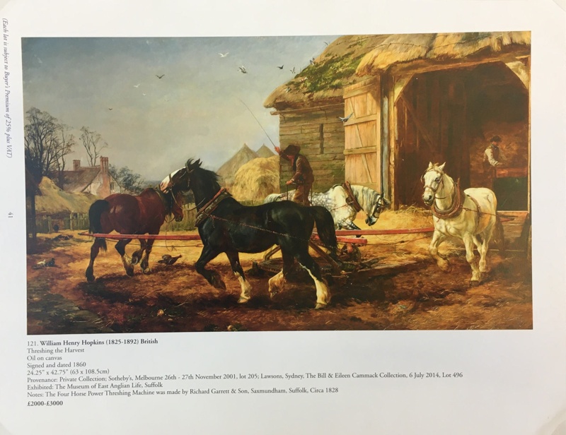 Image Garrett 4 Horse Threshing Machine; William Henry Hopkins; 1860 ...