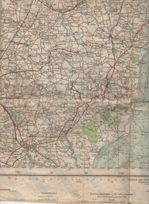 Map of Lingen, Germany; Ordance Survey; 1945; LESLS553 | eHive