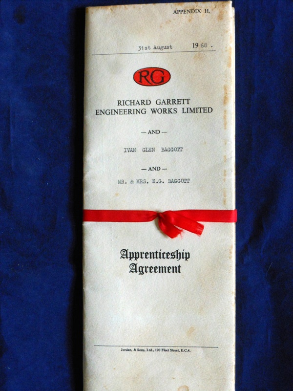 Indenture; Richard Garrett Engineering Works; 1968; Lesls2163 | eHive