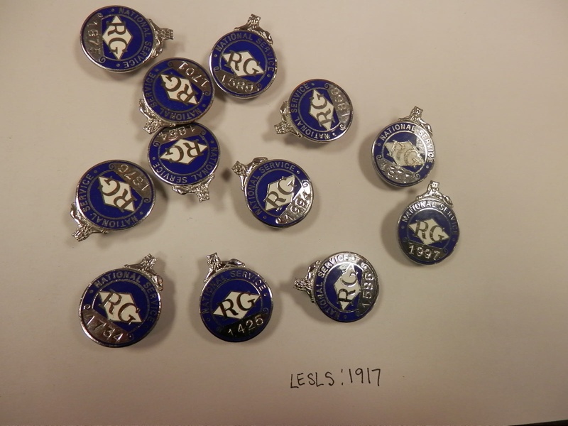National Service badges; LESLS 1917 | eHive