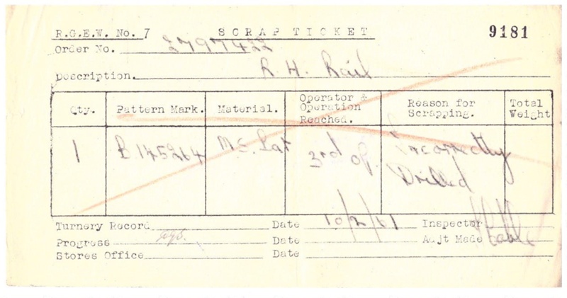 Richard Garrett Scrap Ticket; T20161129.2 | eHive
