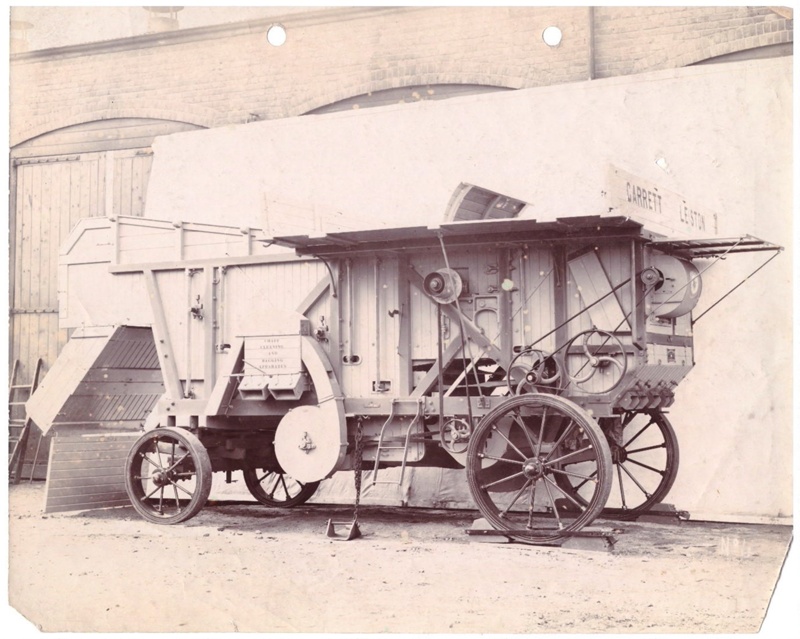 Photograph Garrett Threshing Machine; Garrett works; LESLS2340.33 | eHive