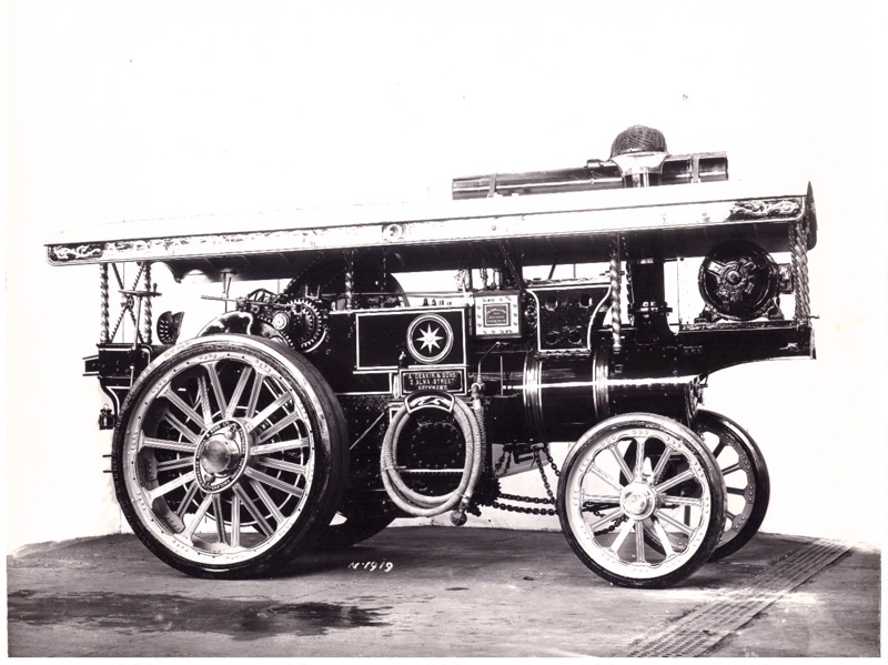 Photograph Burrell Showman Engine; Richard Garrett & Sons; LESLS493.24 ...