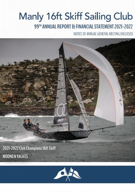 Manly 16ft Skiff Sailing Club 99th Annual Report and Financial ...