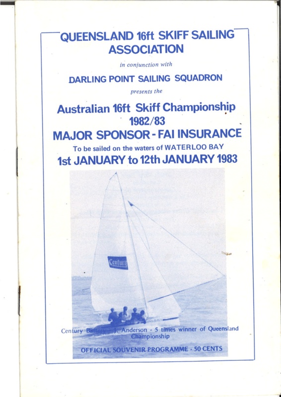 Australian 16ft Skiff Championship Darling Point Sailing Squadron ...