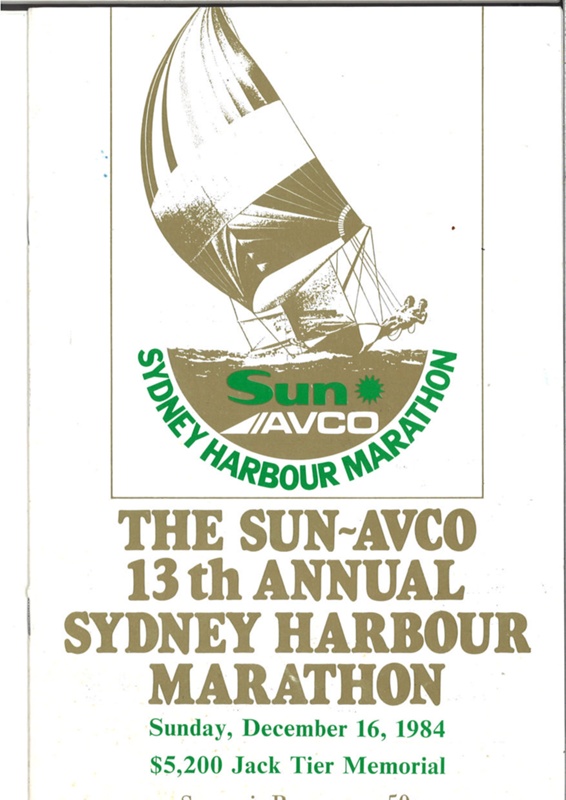 The Sun-Amoco 13th Annual Sydney Harbour Marathon 16th December, 1984 ...