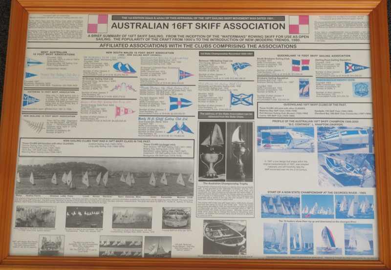 Australian 16ft Skiff Association Poster containing a brief summary of ...
