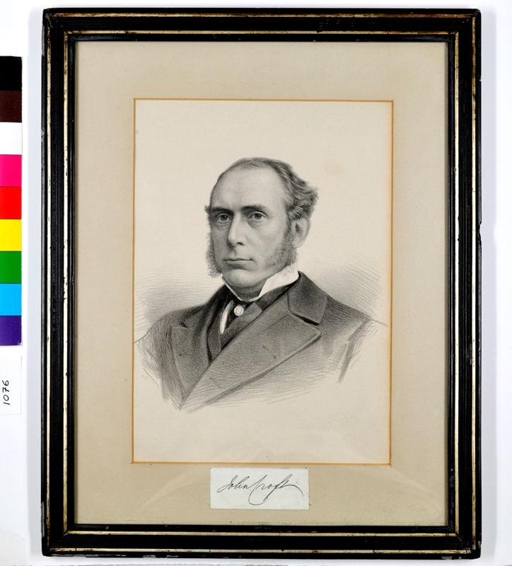 Drawing of Mr John Croft, Medical Instructor to the Nightingale School ...