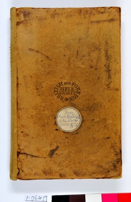 The New Testament; British and Foreign Bible Society; 1826; 0645 | eHive