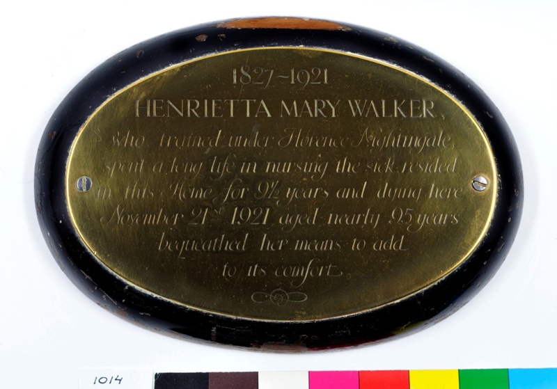 Henrietta Mary Walker Plaque; c1900s; 1014 | eHive