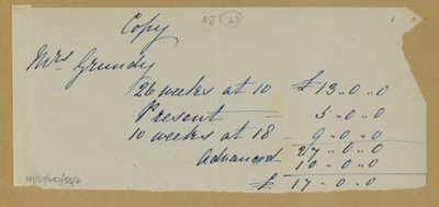 Letter to Mrs Grundy, 17 Jul 1855; Florence Nightingale; 17/07/1855 ...