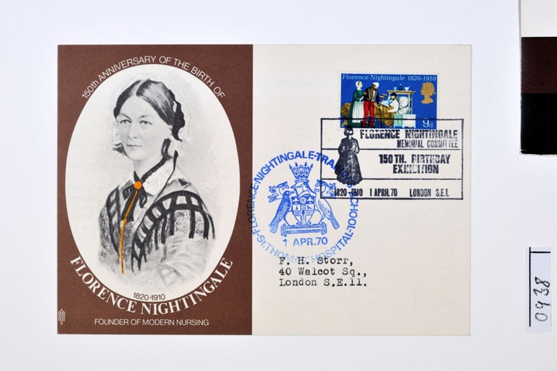 Florence Nightingale 150th Anniversary First Day Cover; Stamp Publicity ...