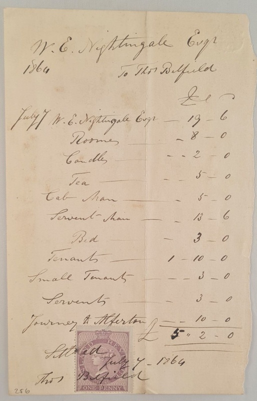 Bill from Thomas Belfield; Thomas Belfield; 07/07/1864; 1073.325 | eHive