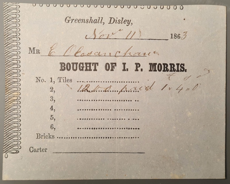 Bill from I P Morris; I P Morris; 11/11/1863; 1073.120 | eHive