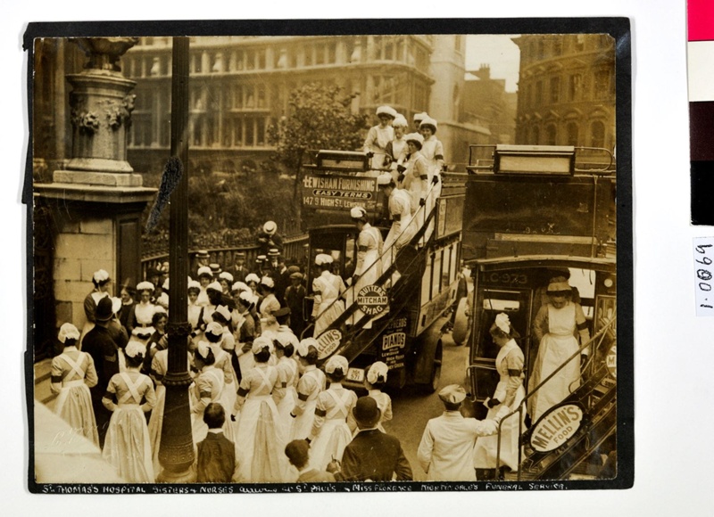 Florence Nightingale's Memorial Service; L.N.A. Photo; 1910; 0069 | eHive