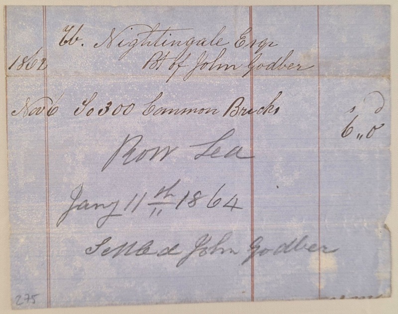 Bill from John Godber; John Godber; 06/11/1862; 1073.346 | eHive