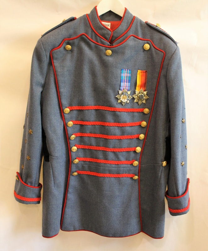 Grey military jacket with medals; Michelle Fallon; 1999; 26 | eHive