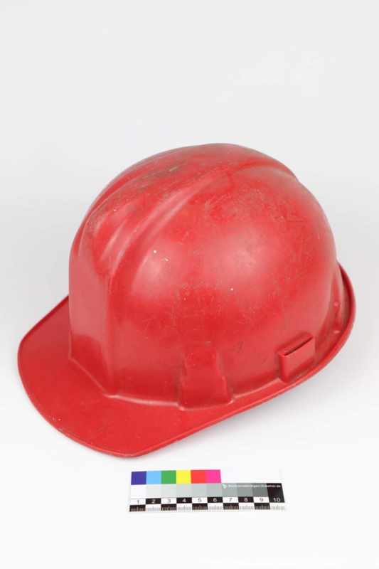 Hard hat, red; Late 20th century | eHive