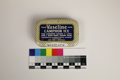 Tin, Vaseline, Camphor Ice; Chesebrough Manufacturing Company; Early ...