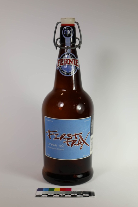 Bottle, First Trax; Fernie-Fort Steele Brewing Company; c. 2005; FM ...