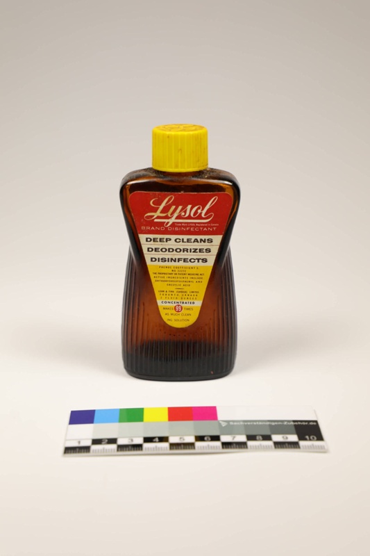Bottle, Lysol disinfectant; Lehn & Fink Ltd.; c.1955; FM.2021.2.42 | eHive