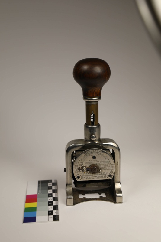 Automatic Numbering Machine, Bates ; Bates Manufacturing Co; 1891-1922 ...