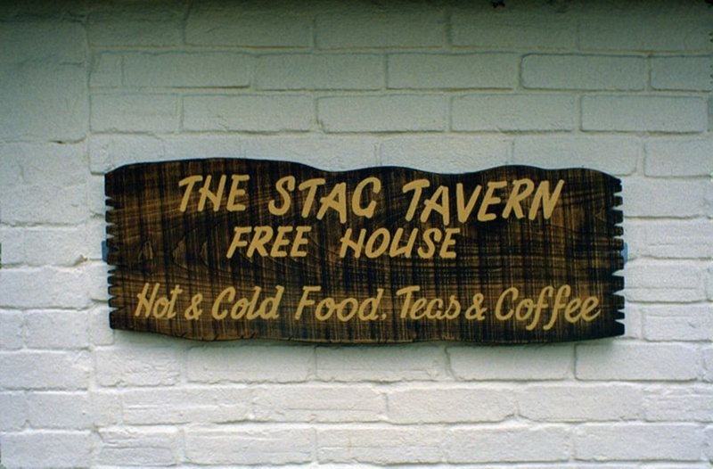 Photo: The Stag Tavern sign on Bury Street; The Linden Clements ...
