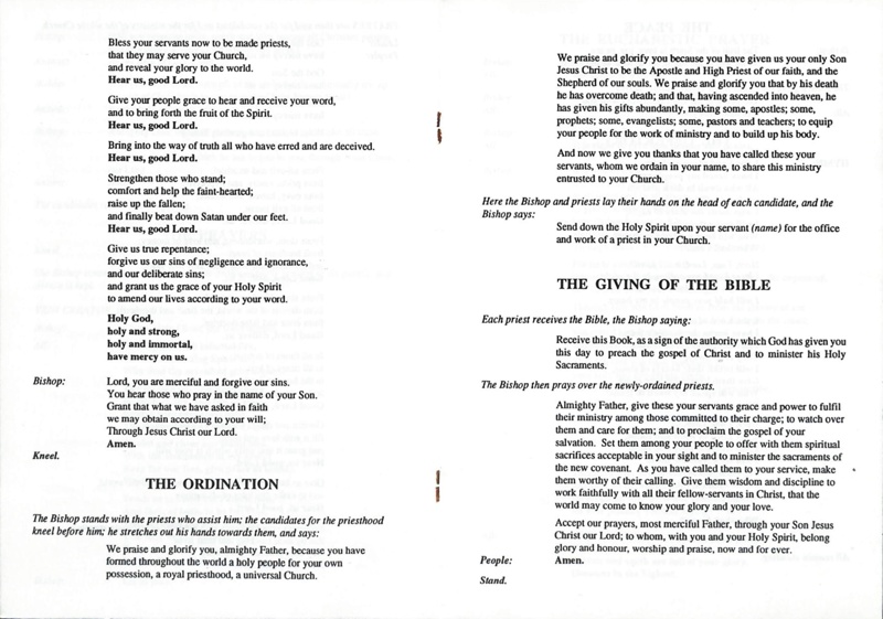 SMKLHG317 Folder, programme: St Peter's and St Mary's Church ...