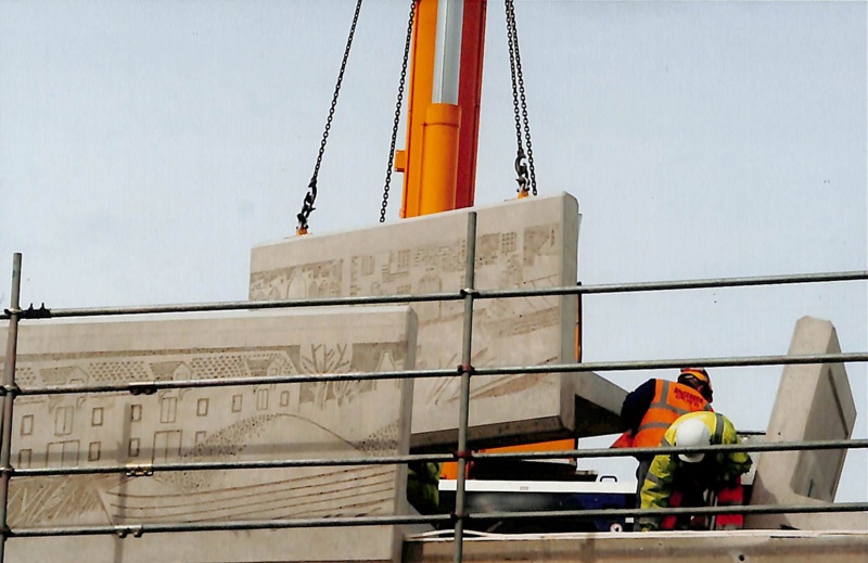 Construction of Navigation Approach Bridge; Stowmarket Photo Album; 04/ ...