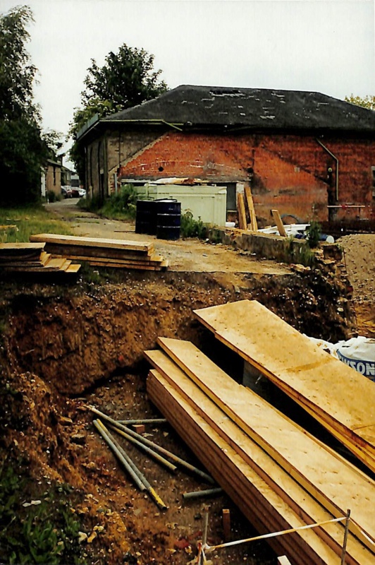 Photo: The renovation of the back of a building on Station Road; 1998 ...