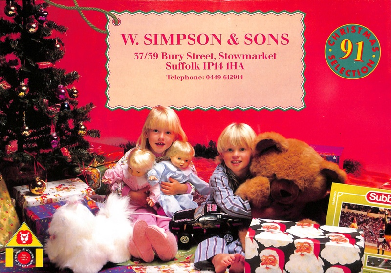 Document: W Simpsons & sons Catalogue, Christmas 1991, (Front cover ...