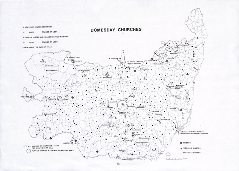Map of Domesday Churches; unknown; SMKLHG359_0003 | eHive