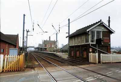 Stowmarket Train Station, Level crossing and Signal box; The Linden ...