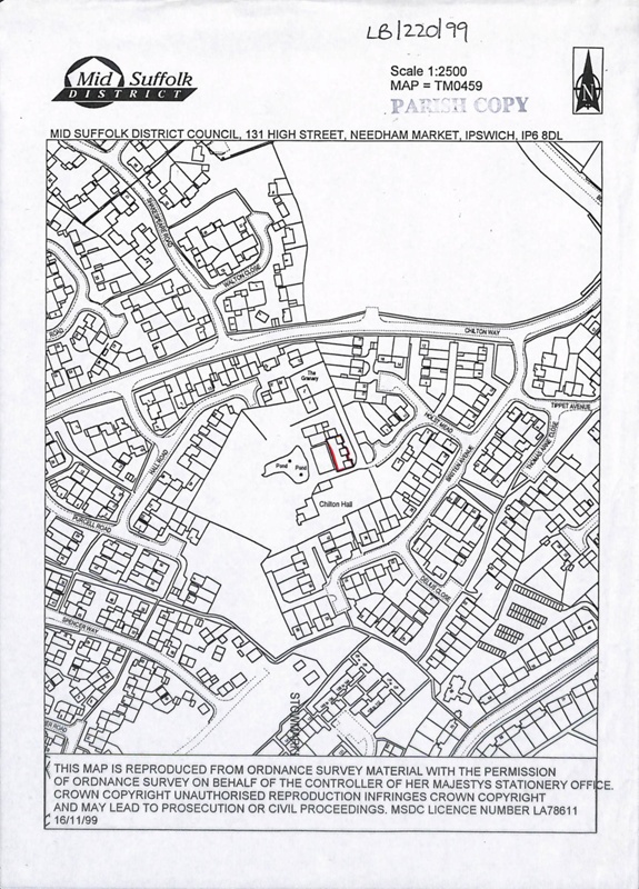 Map TM0459 Chilton Hall; Folder of Sales Particulars; 20th Century ...