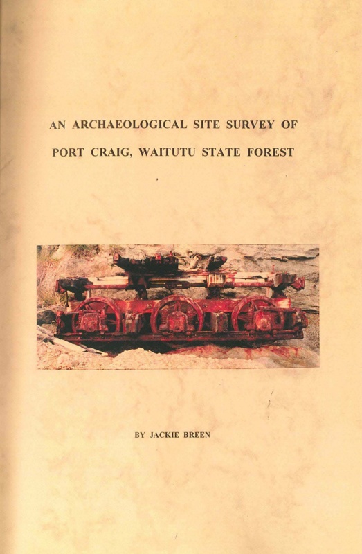 Port Craig Settlement: An Archaeological Survey of Port Craig, 1996 - J ...