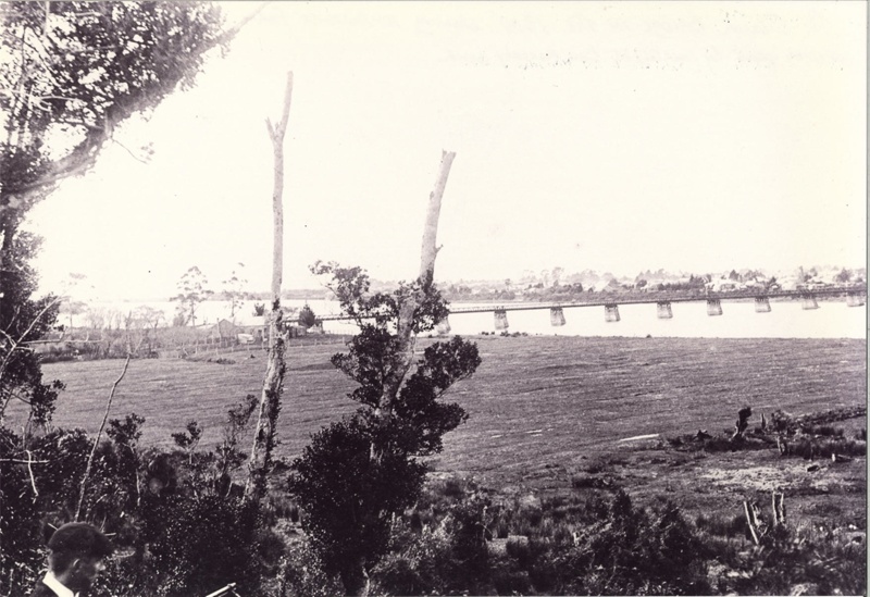 Buller Bridge in the 1800's; KWC-I-2745 | eHive