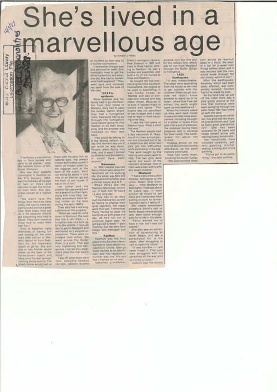 Isabella Colvin 1904 - ?; KWC-I-790 | eHive