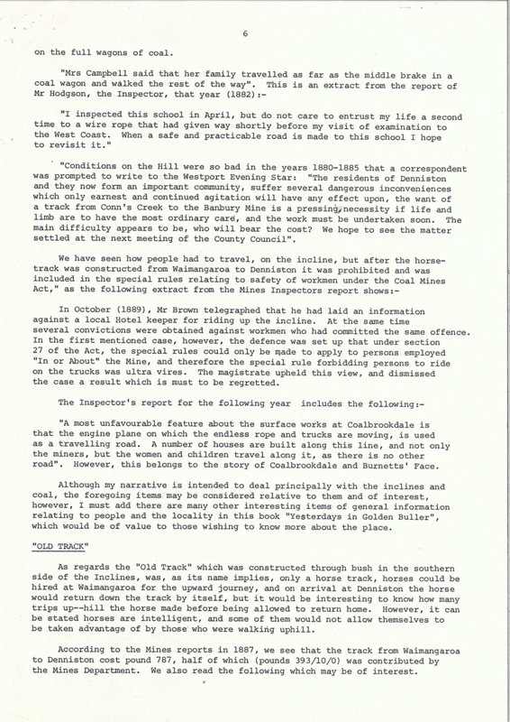 Brief History of Denniston Incline - pg6; KWC-I-934 | eHive